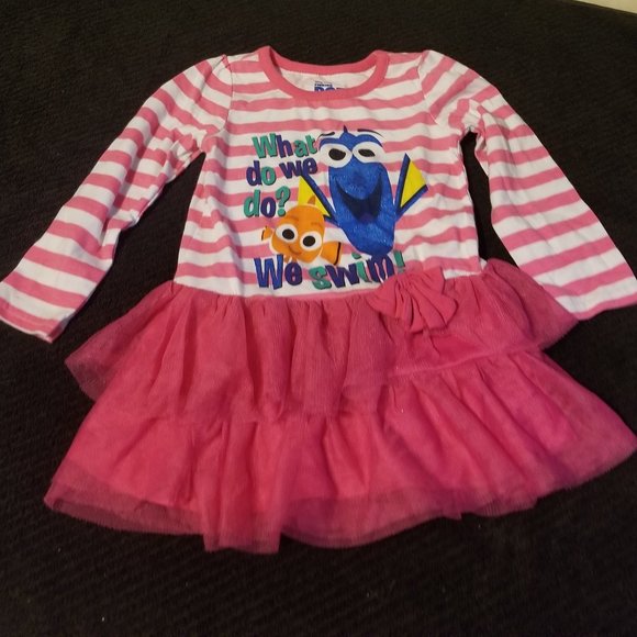 Disney | Dresses | Disney Finding Dory 3t Ruffle Dress | Poshmark